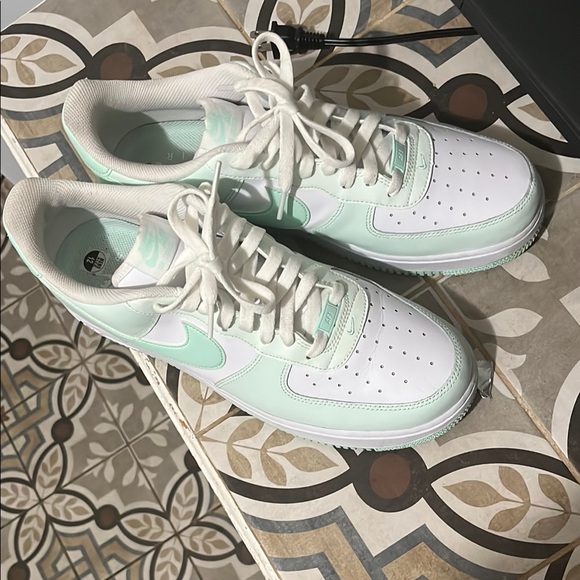 Nike | Shoes | Nike Fresh White And Mint Sneakers | Poshmark